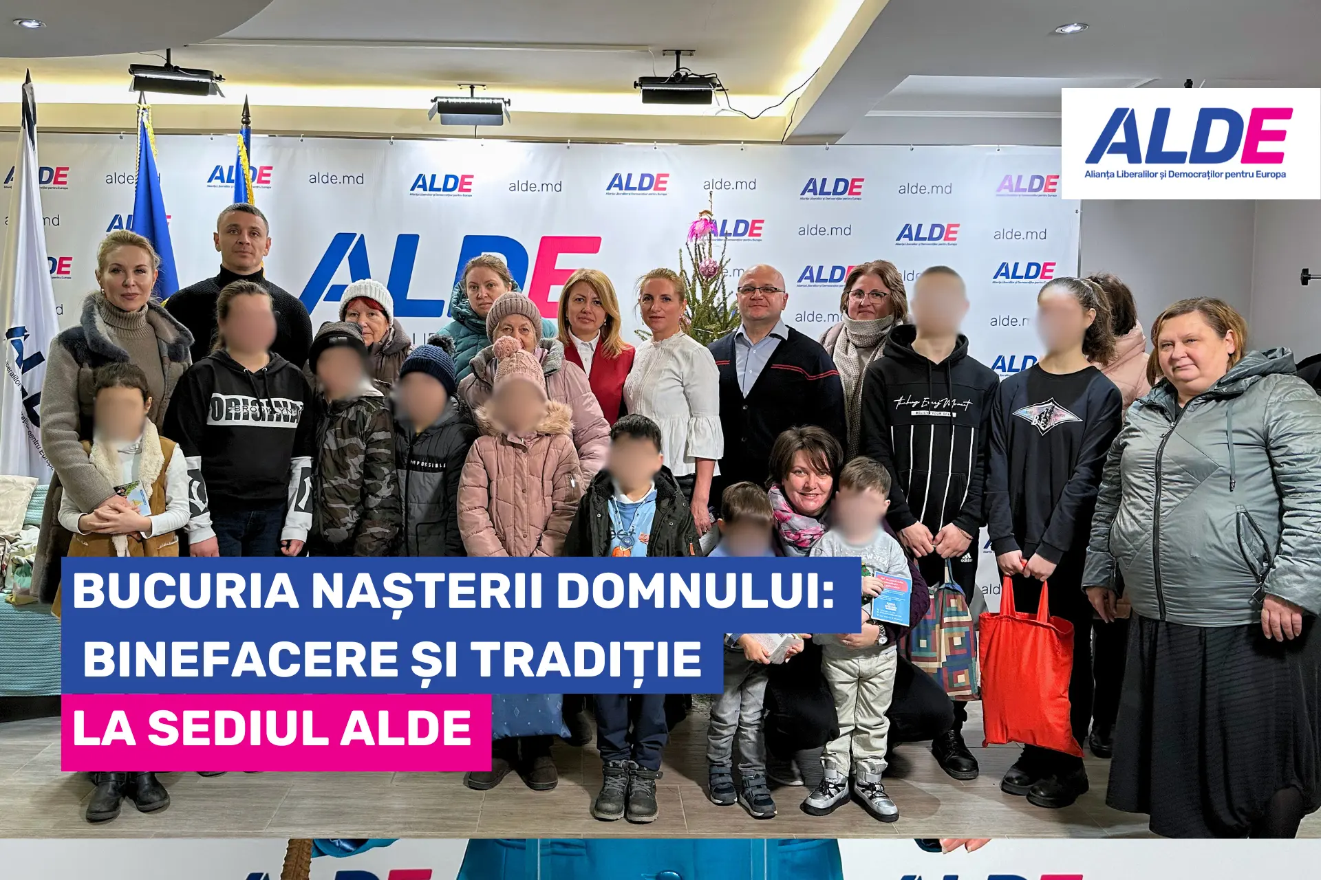 Bucuria Nașterii Domnului: Binefacere și Tradiție la Sediul ALDE ...